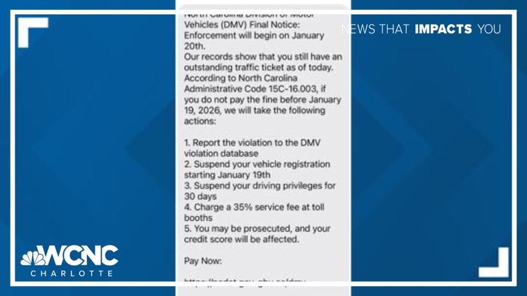 DMV scam texts hit North Carolina phones | wcnc.com