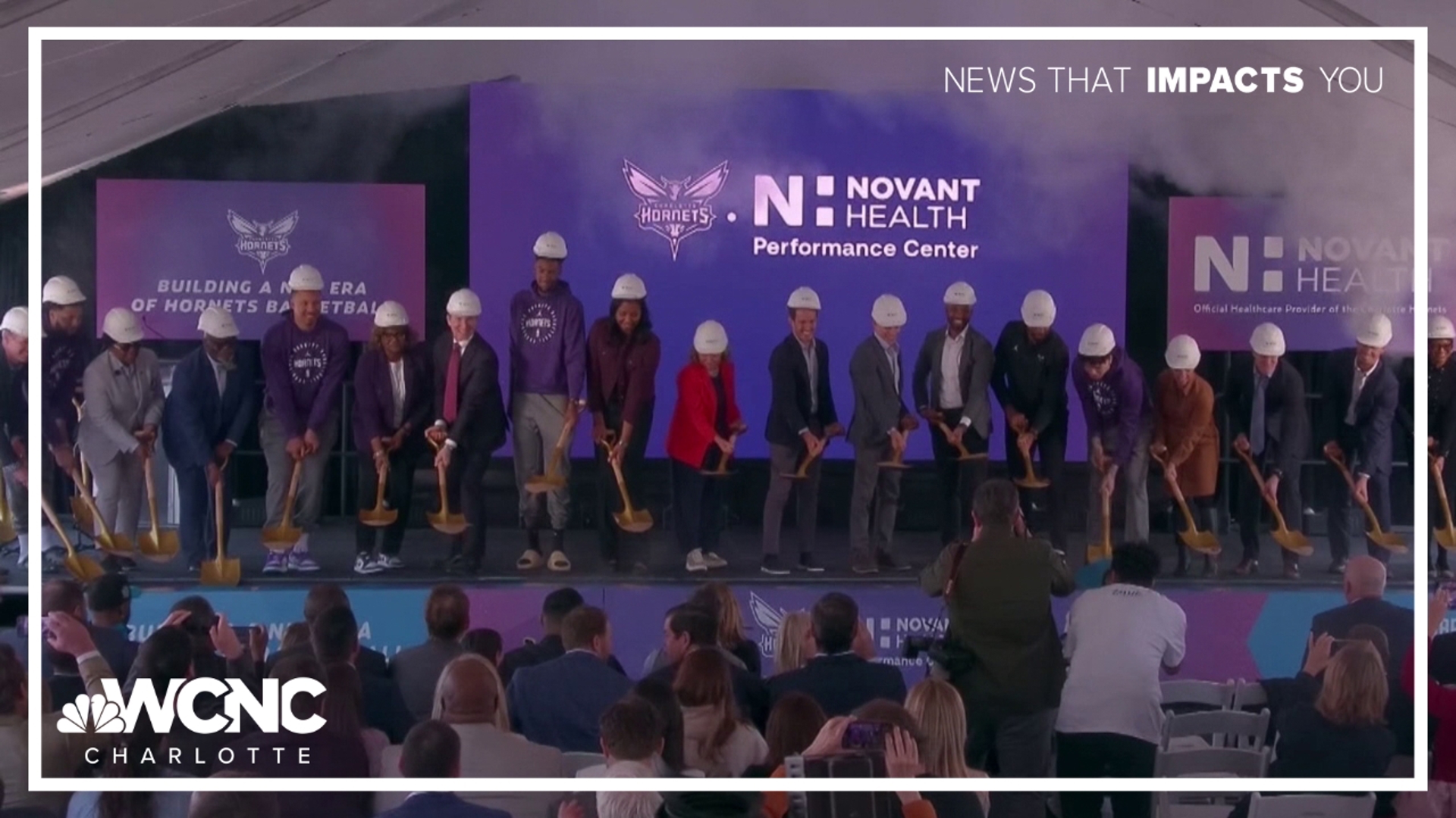 Hornets break ground on state-of-the-art practice facility in Uptown ...