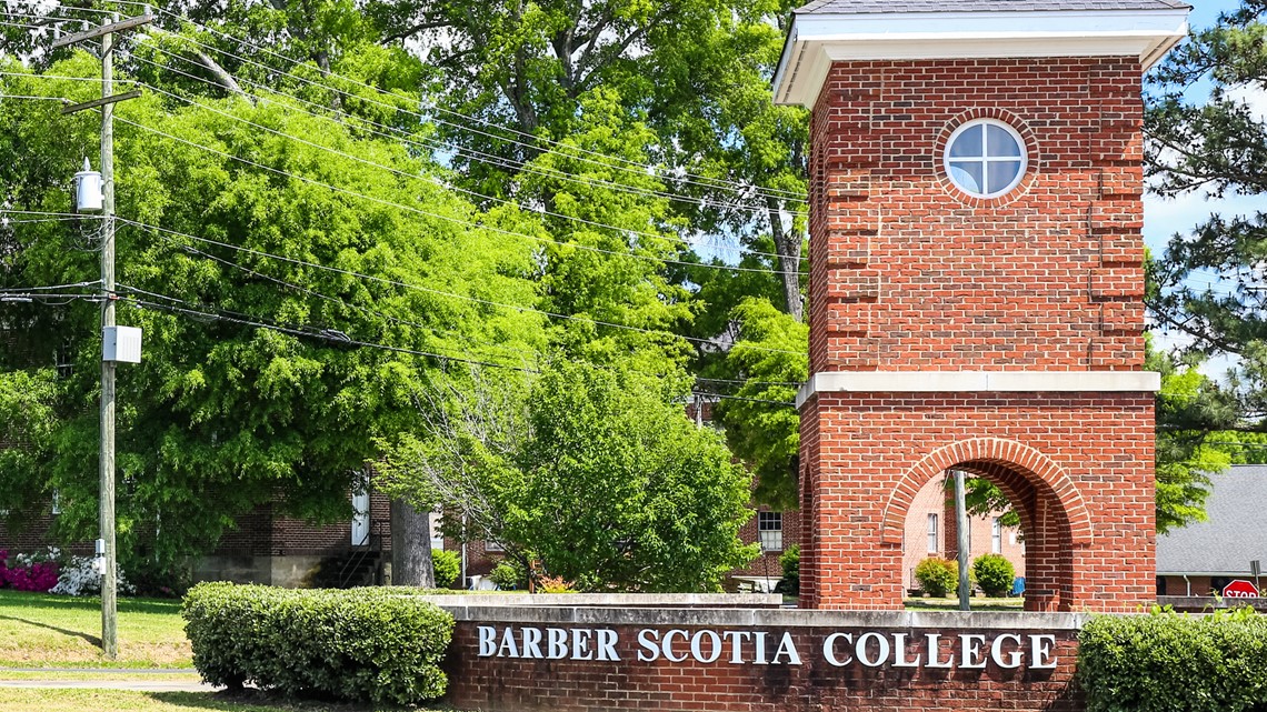 Vandalism at Barber-Scotia College | wcnc.com