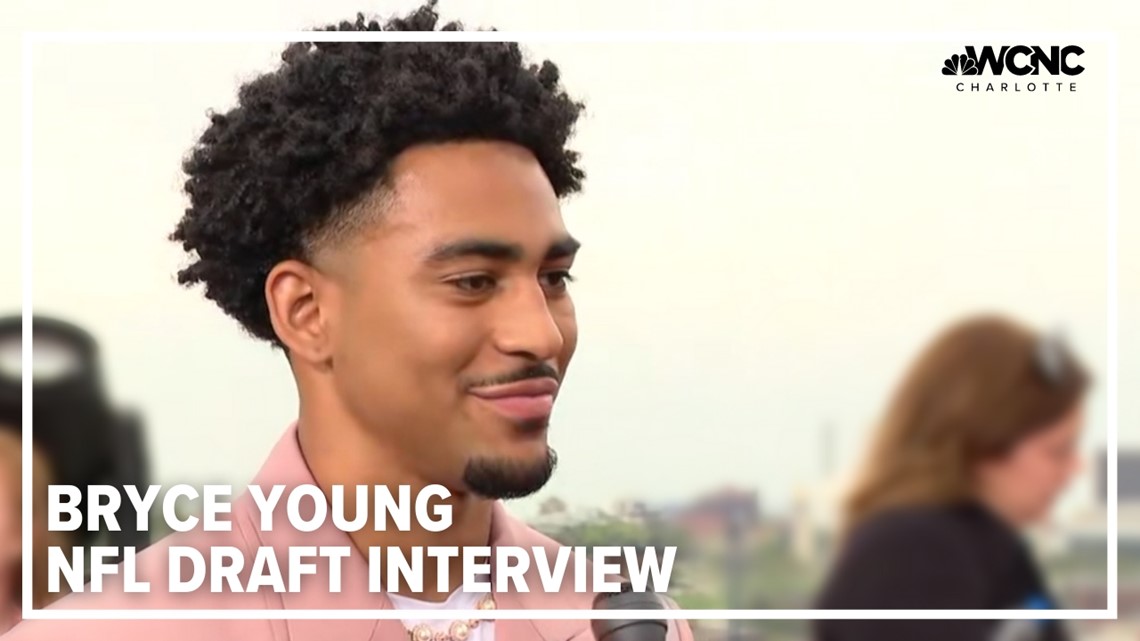 Bryce Young speaks from red carpet at NFL Draft | wcnc.com