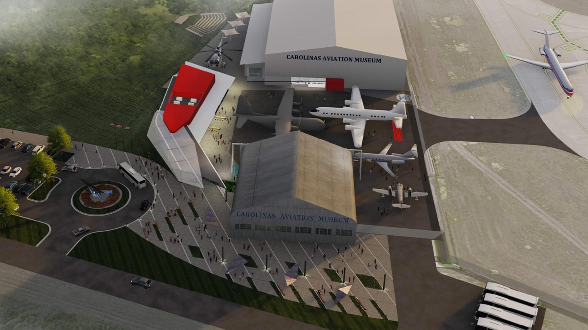 Former Carolinas Aviation Museum groundbreaking | wcnc.com