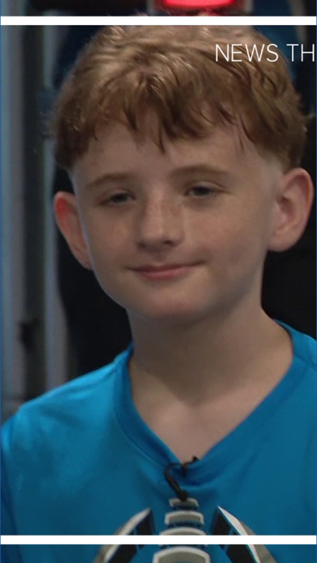 Young cancer warrior scores for Panthers as quarterback for a day ...