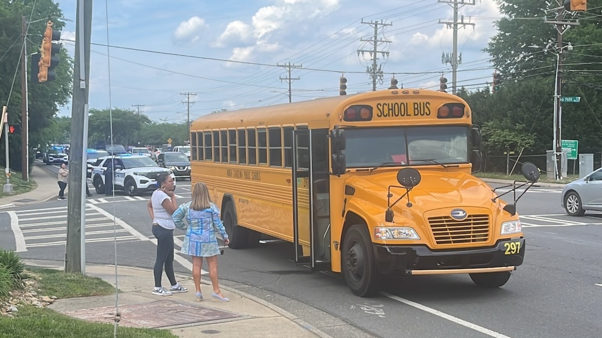 CMS school bus rear-ended | Local news | wcnc.com
