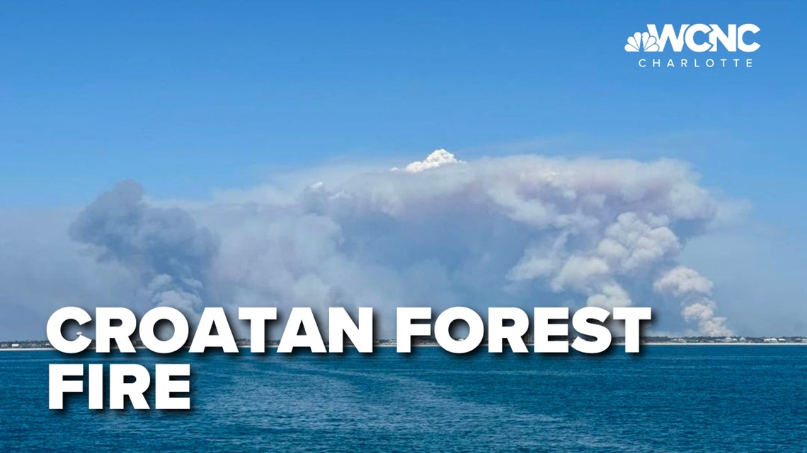 Croatan forest fire still burning | wcnc.com