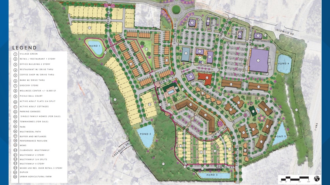 Matthews development proposal reduces high-density housing units | wcnc.com