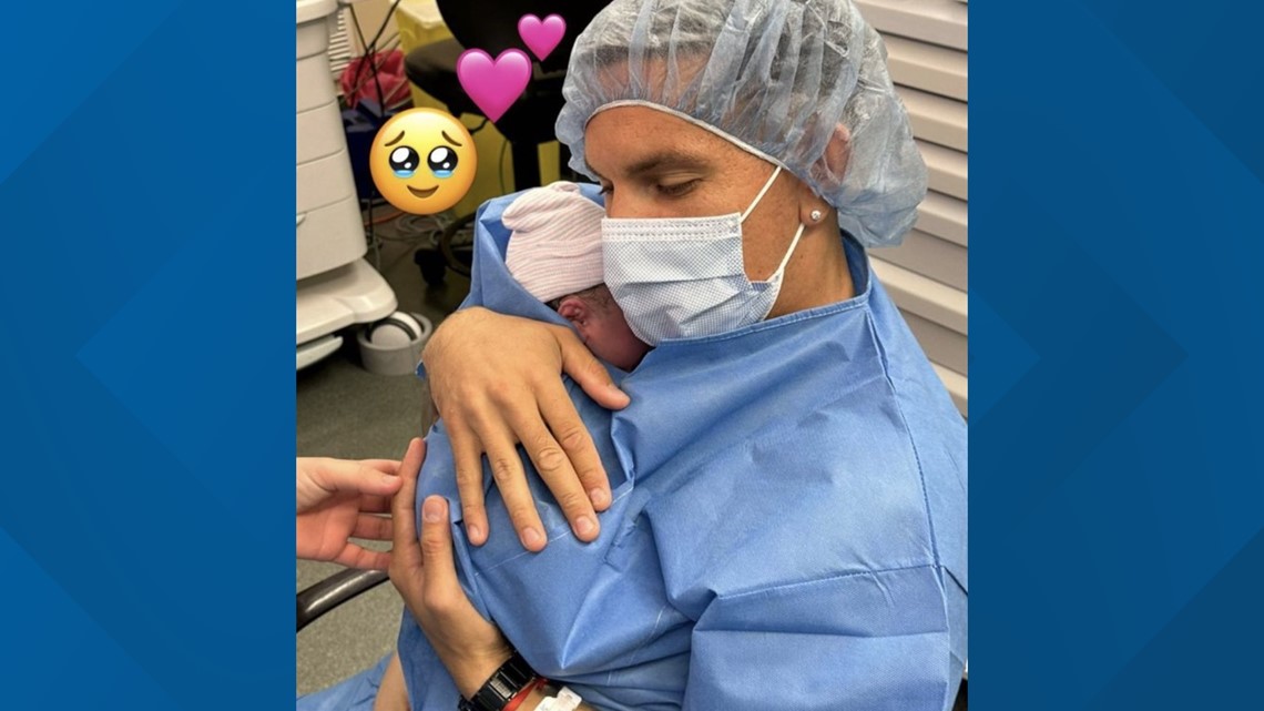 Enzo Copetti welcomes daughter | Charlotte, NC sports news | wcnc.com