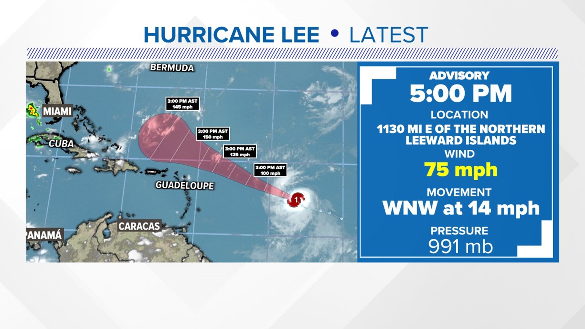 Lee becomes hurricane | Brad Panovic's breaking forecast update | wcnc.com