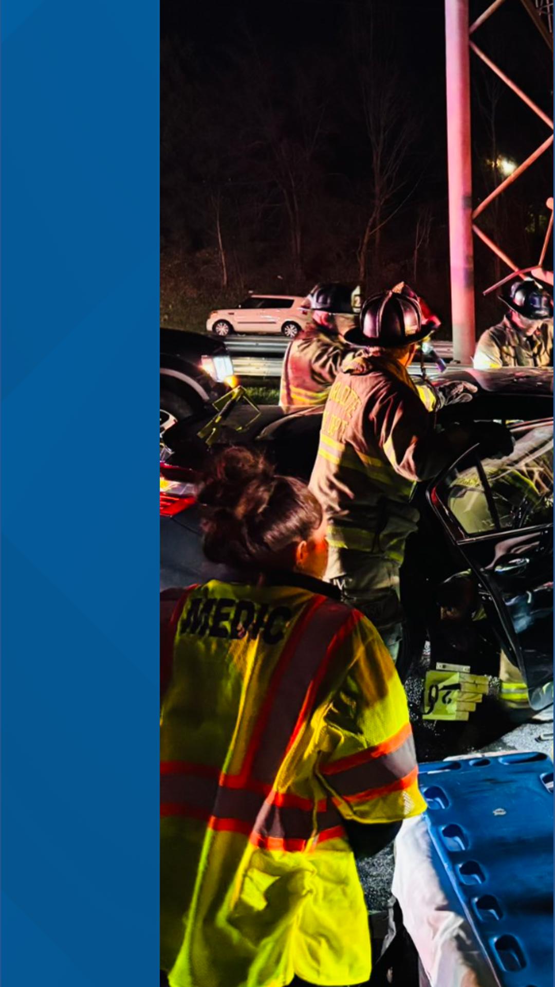 NCDOT: Drunk driver crashes into I-77 sign structure, causing it to ...