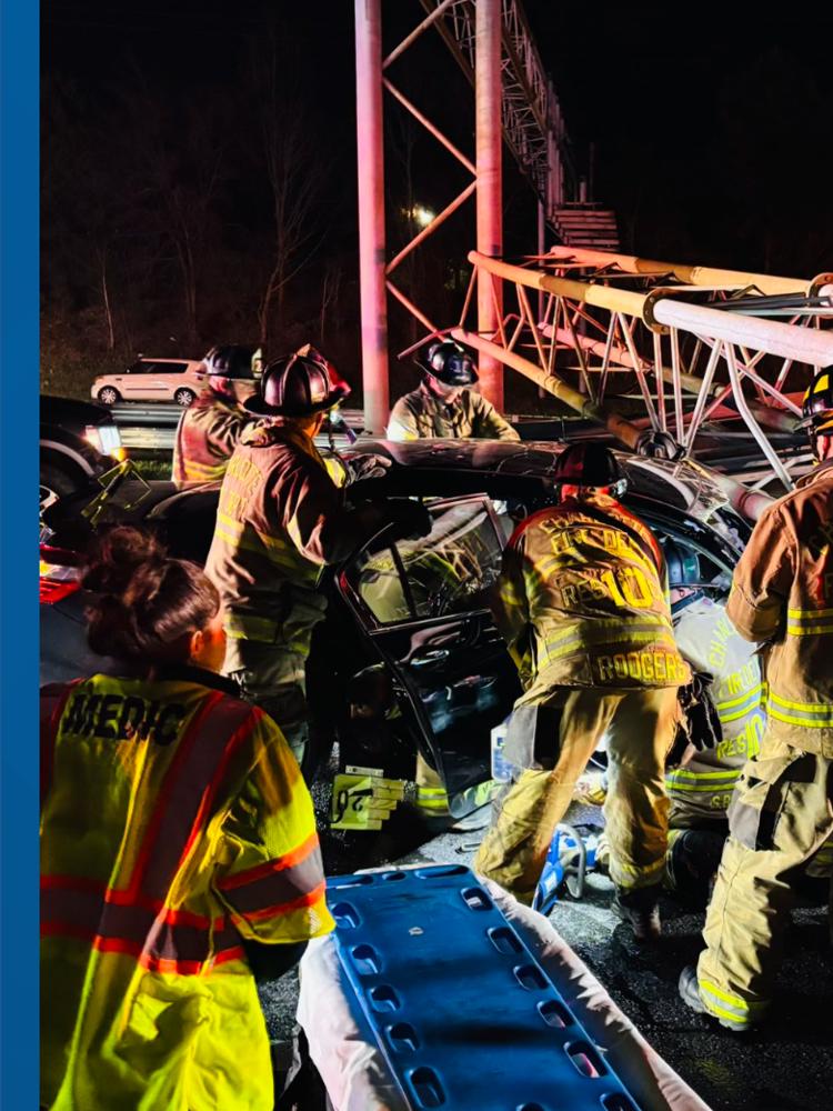 NCDOT: Drunk driver crashes into I-77 sign structure, causing it to ...