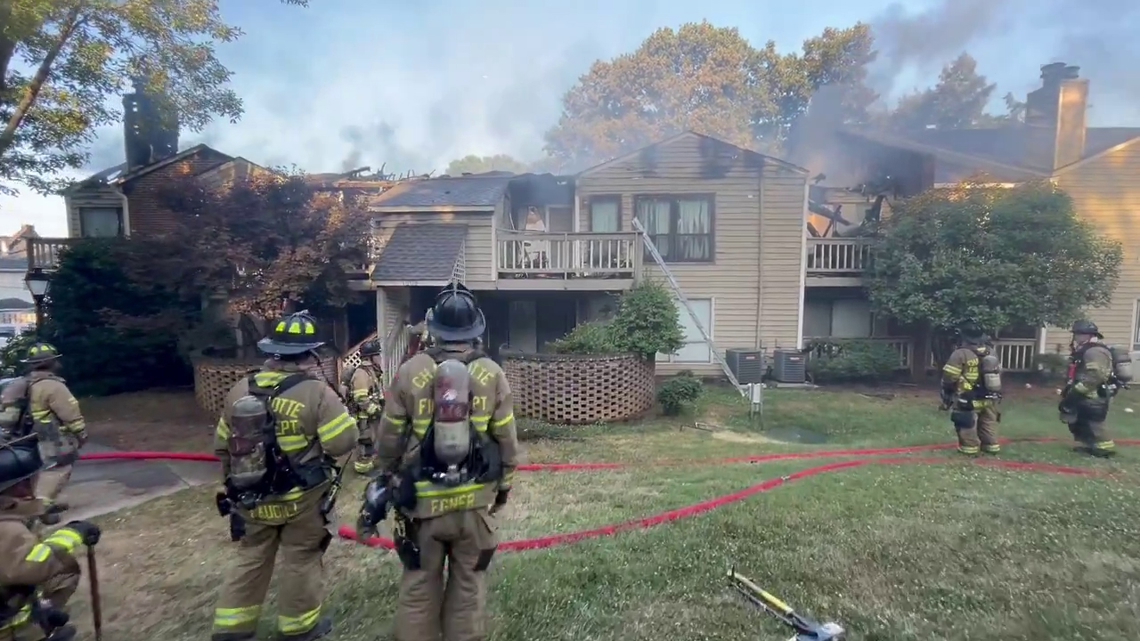 Fire injures 1, causes extensive damage to Charlotte condos | wcnc.com