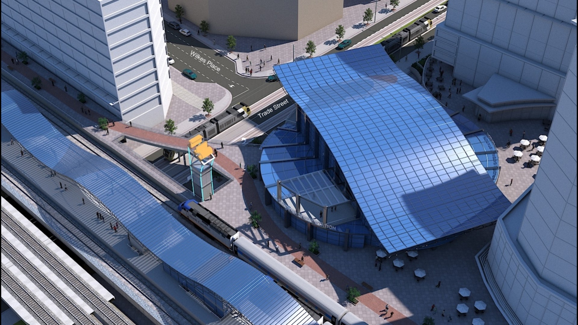 Charlotte's Gateway Station sees arrival of first test train | wcnc.com Charlotte's Gateway Station sees arrival of first test train | wcnc.com