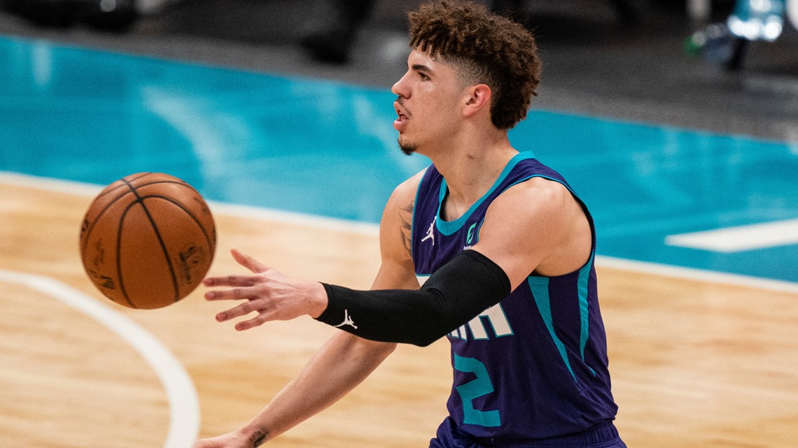 LaMelo dishes on LeBron, Lakers | wcnc.com