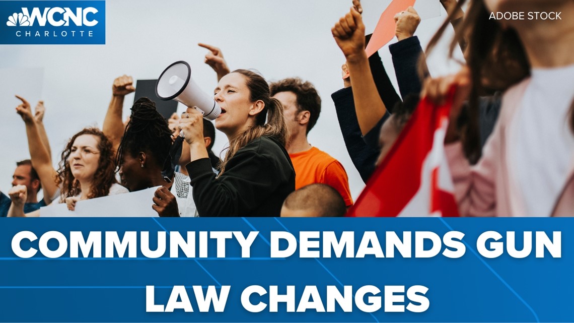 Community demands gun law changes in the Carolinas, across the country ...