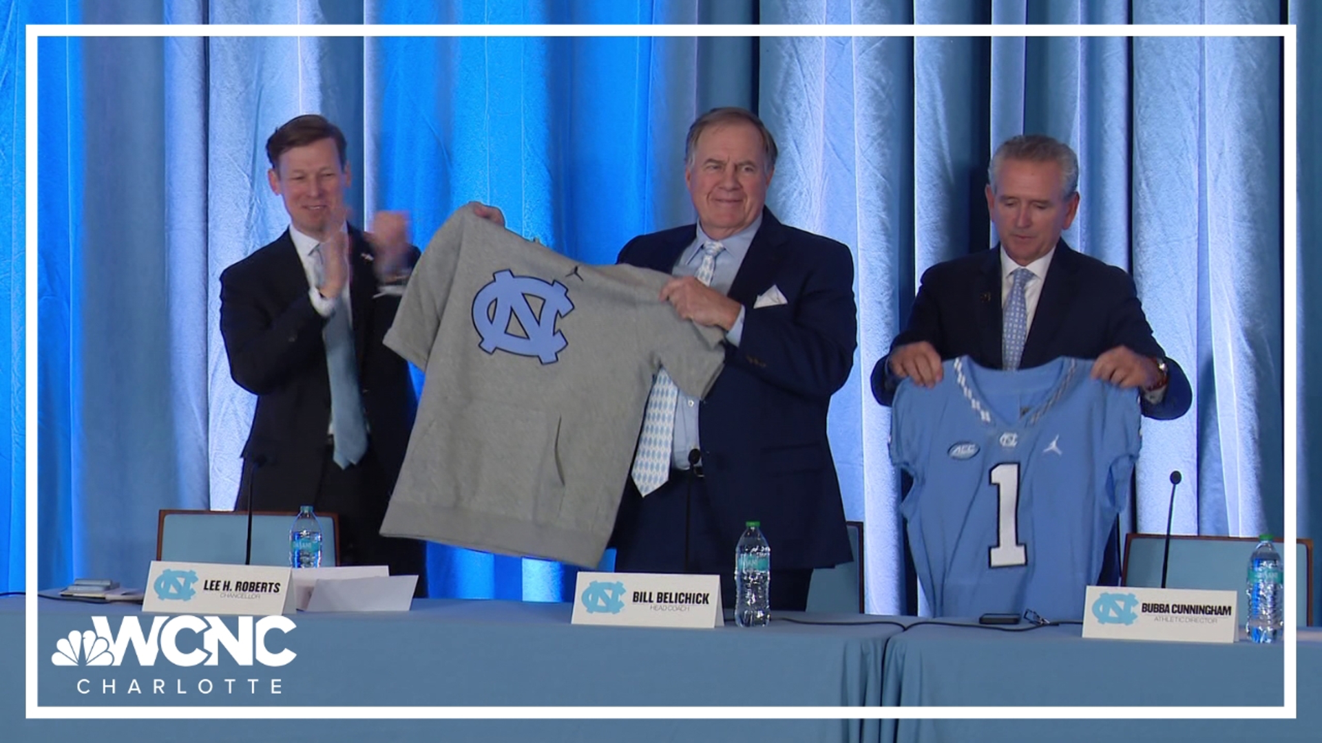 LIVE: Bill Belichick introduced as new UNC football coach | wcnc.com