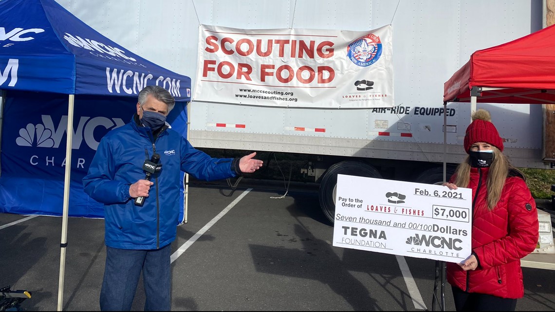 Scouts collect much needed food donations for Scouting For Food | wcnc.com