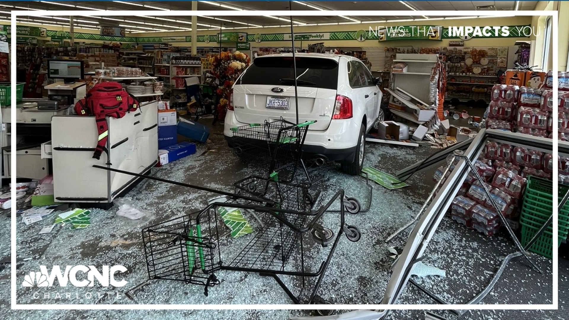 Car crashes into Dollar Tree location in Gastonia, North Carolina ...