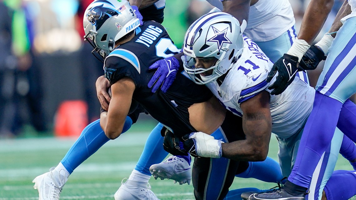 Bryce Young sacked 7 times in 33-10 loss to Cowboys | NFL Week 11 ...