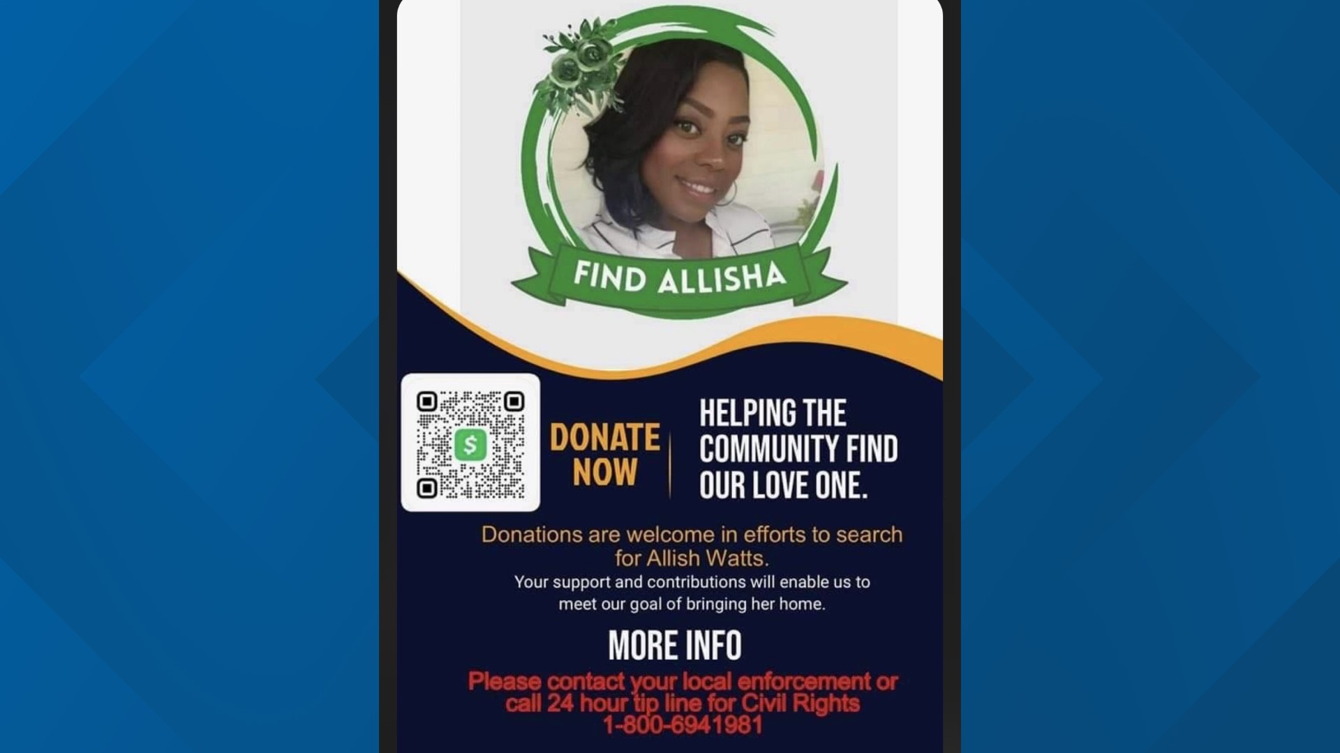 Allisha Watts' disappearance | Loved ones hold prayer vigil | wcnc.com