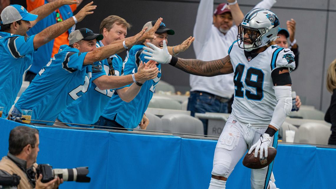Frankie Luvu leaving Panthers, signs with Washington | wcnc.com