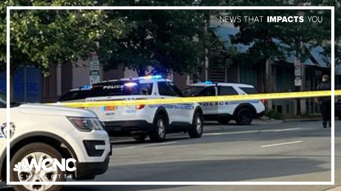 Officer shot in uptown Charlotte, investigation underway | wcnc.com