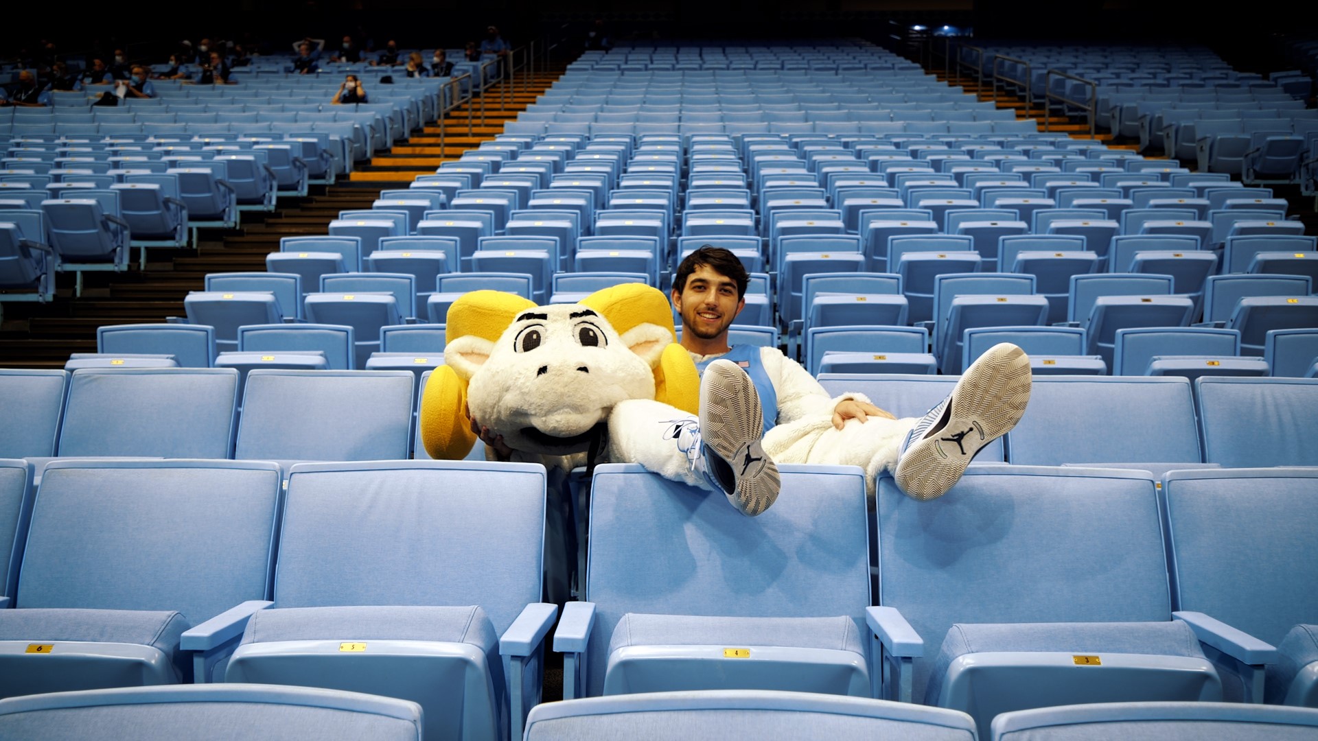 Student behind UNC mascot for 4 years set to graduate | wcnc.com