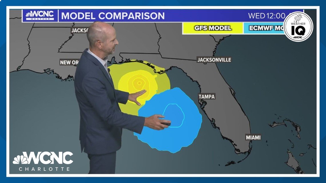 Early forecast models for Invest 93L | wcnc.com