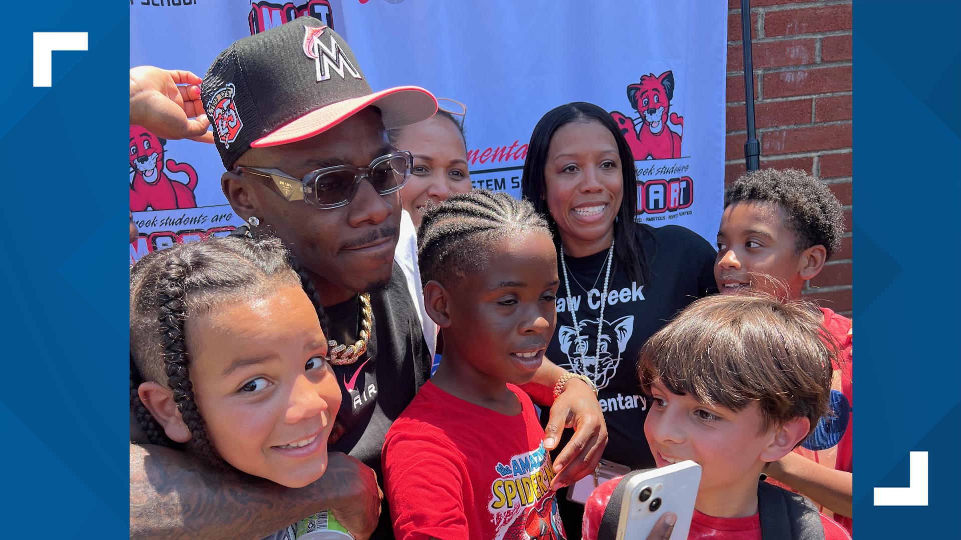 DaBaby surprises Charlotte elementary school students | wcnc.com