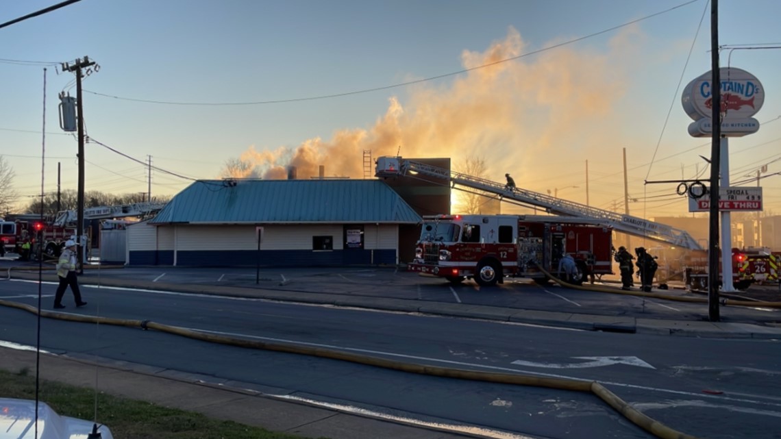 Charlotte Fire crews responding to restaurant fire | wcnc.com