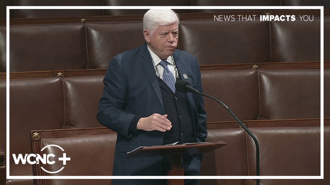 Congressman freezes during speech on the House floor | wcnc.com