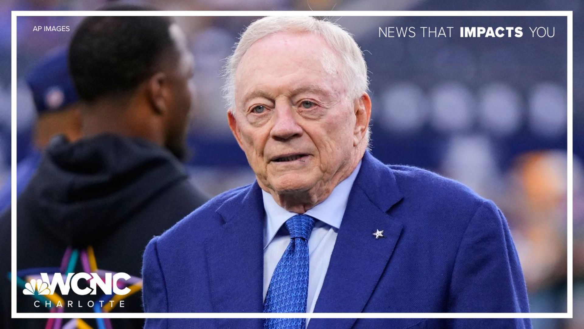Dallas Cowboys owner Jerry Jones fined for flipping off a fan | wcnc.com