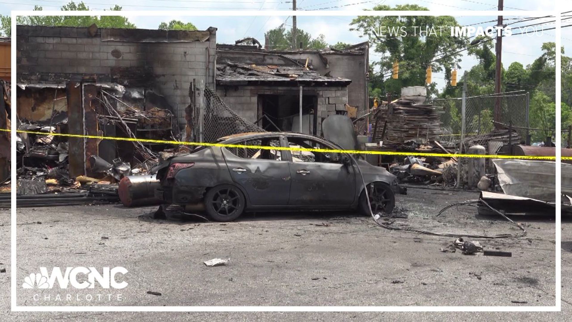 Propane tank explosion in Lenoir, North Carolina | June 3, 2025 | wcnc.com