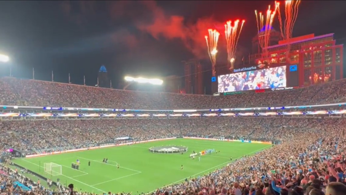 Record-setting Charlotte FC fans join in national anthem | wcnc.com