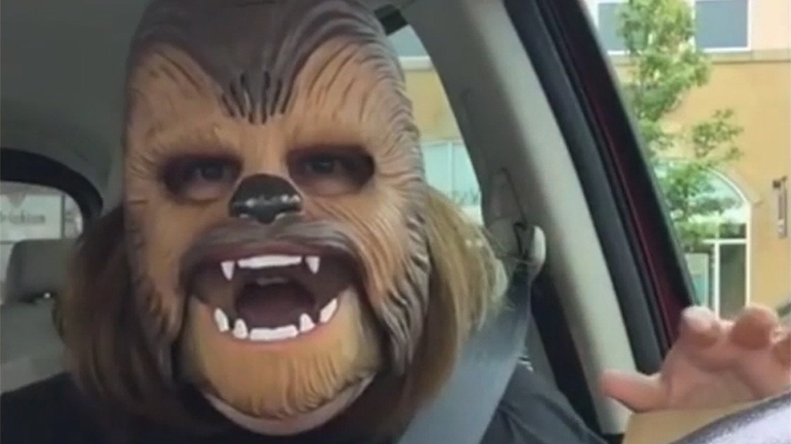 'Chewbacca Lady' leaning on faith during 15 minutes of fame | wcnc.com