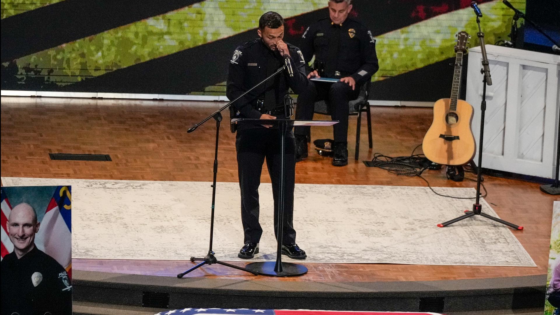 Charlotte to say goodbye to fallen CMPD Officer Joshua Eyer | wcnc.com