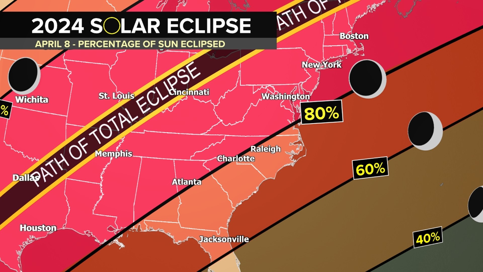 Great American Solar Eclipse Timing And Locations Wcnc Great American Solar Eclipse Timing And Locations Wcnc