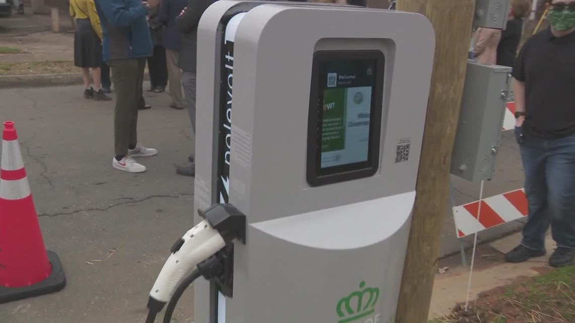 How often is the Charlotte's new EV charging station used? | wcnc.com