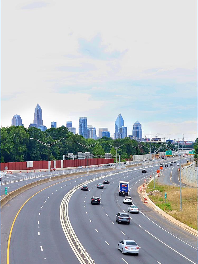 Four miles of I-85 gaining a lane west of Charlotte | wcnc.com