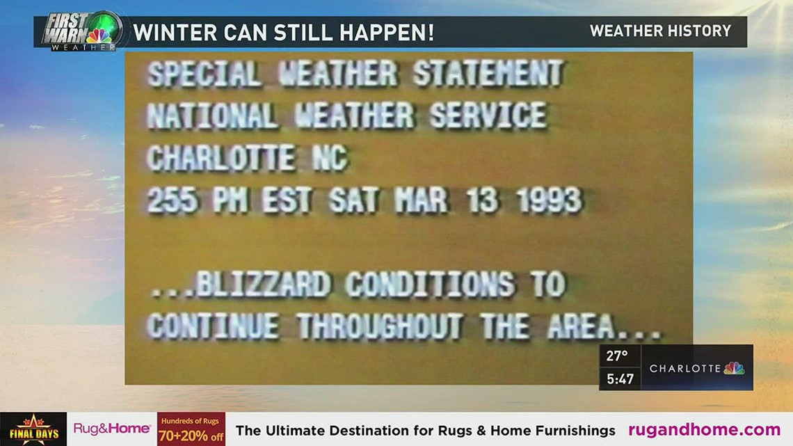 Remembering the winter storm of 1993 | wcnc.com