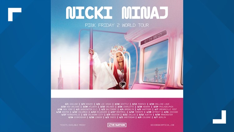 Nicki Minaj bringing 'Pink Friday 2 World Tour' to Carolinas | wcnc.com