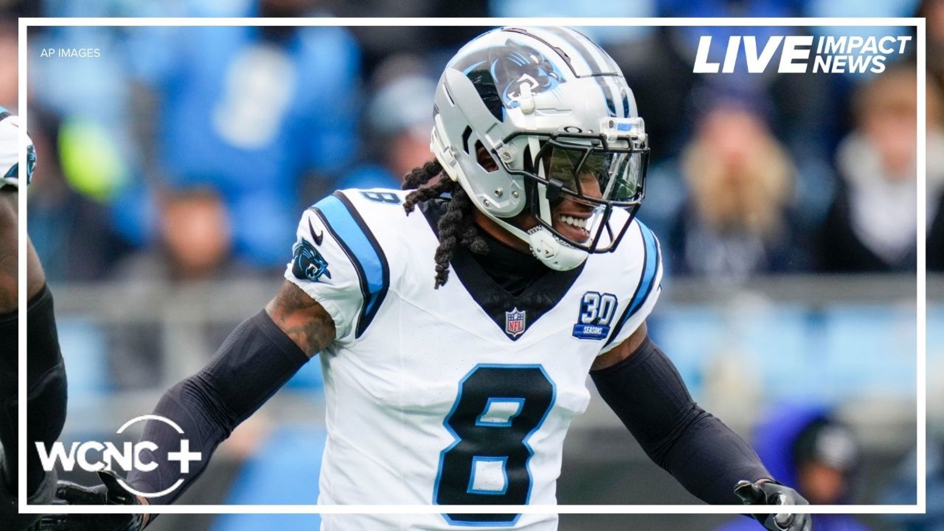 Jaycee Horn misses Panthers practice after car wreck in Charlotte ...