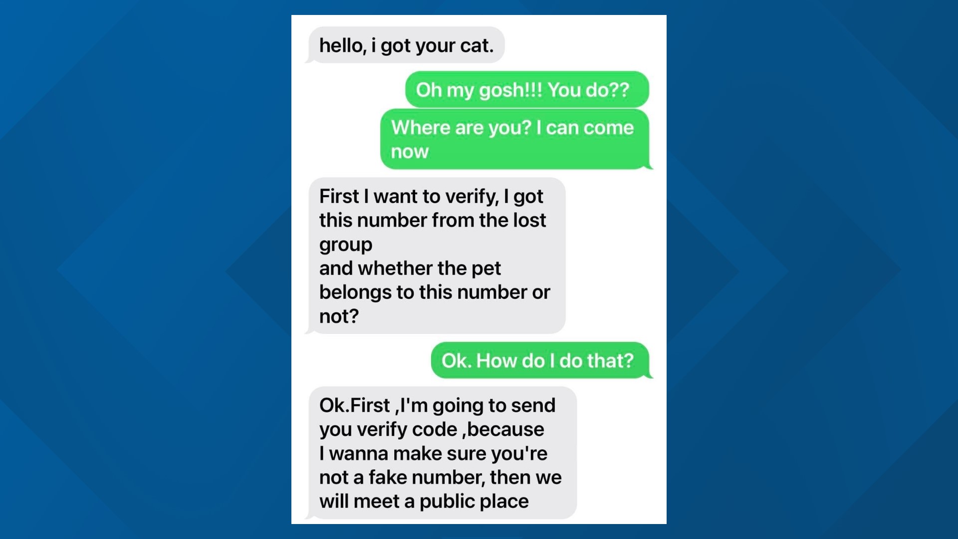 Verification code scam is targeting lost pet groups online | wcnc.com