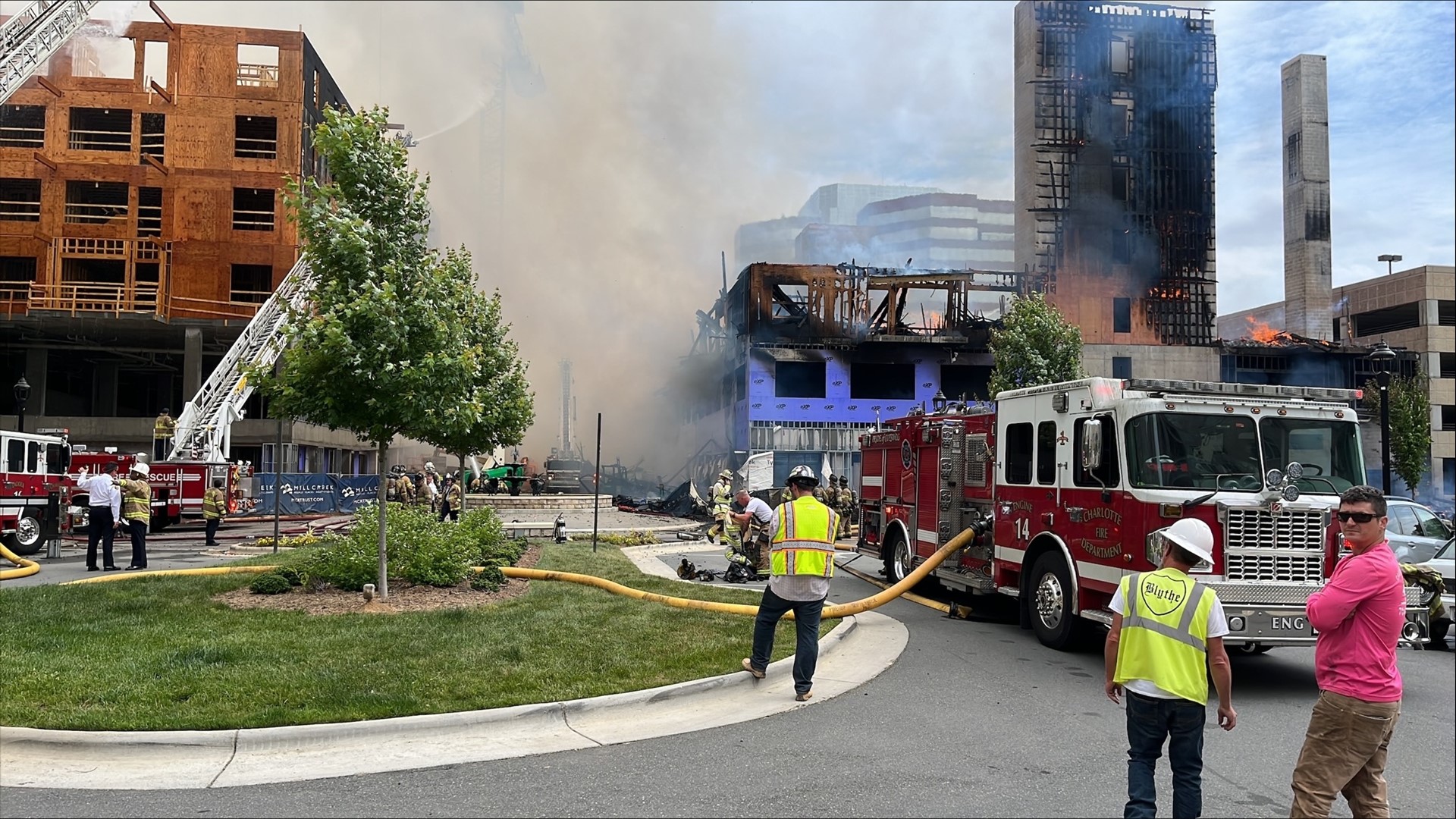 Massive fire in South Park area of Charlotte | wcnc.com