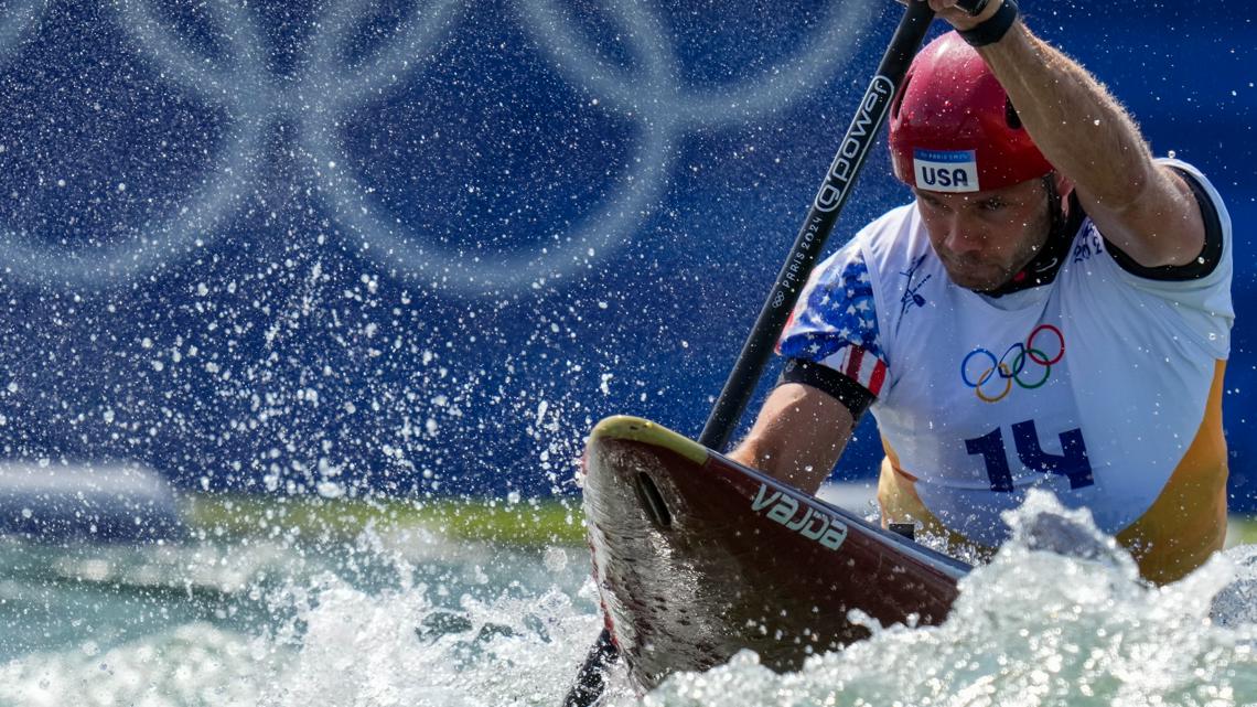 Casey Eichfeld tests skills in new Olympic kayak sport | wcnc.com