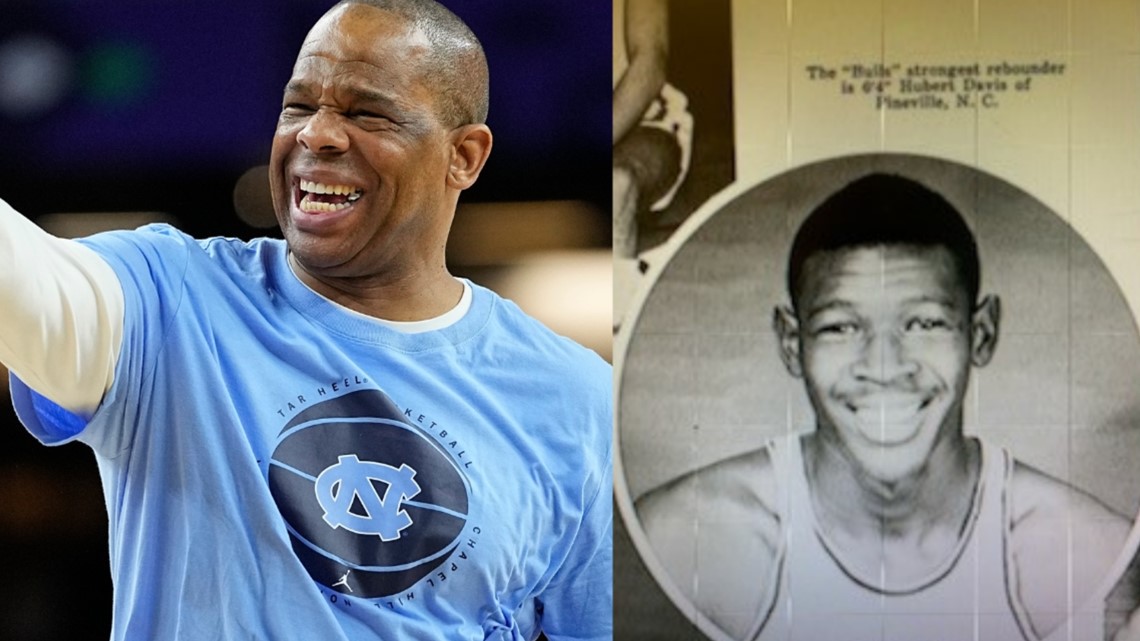 UNC coach Hubert Davis' father played college basketball at JCSU | wcnc.com