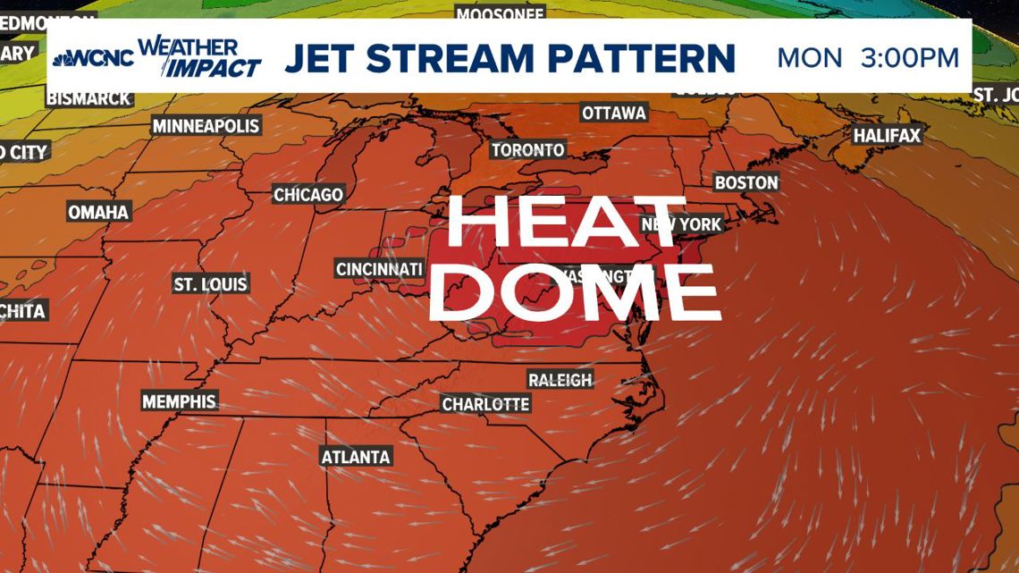 A heat dome is coming to the Carolinas. What is it? | wcnc.com