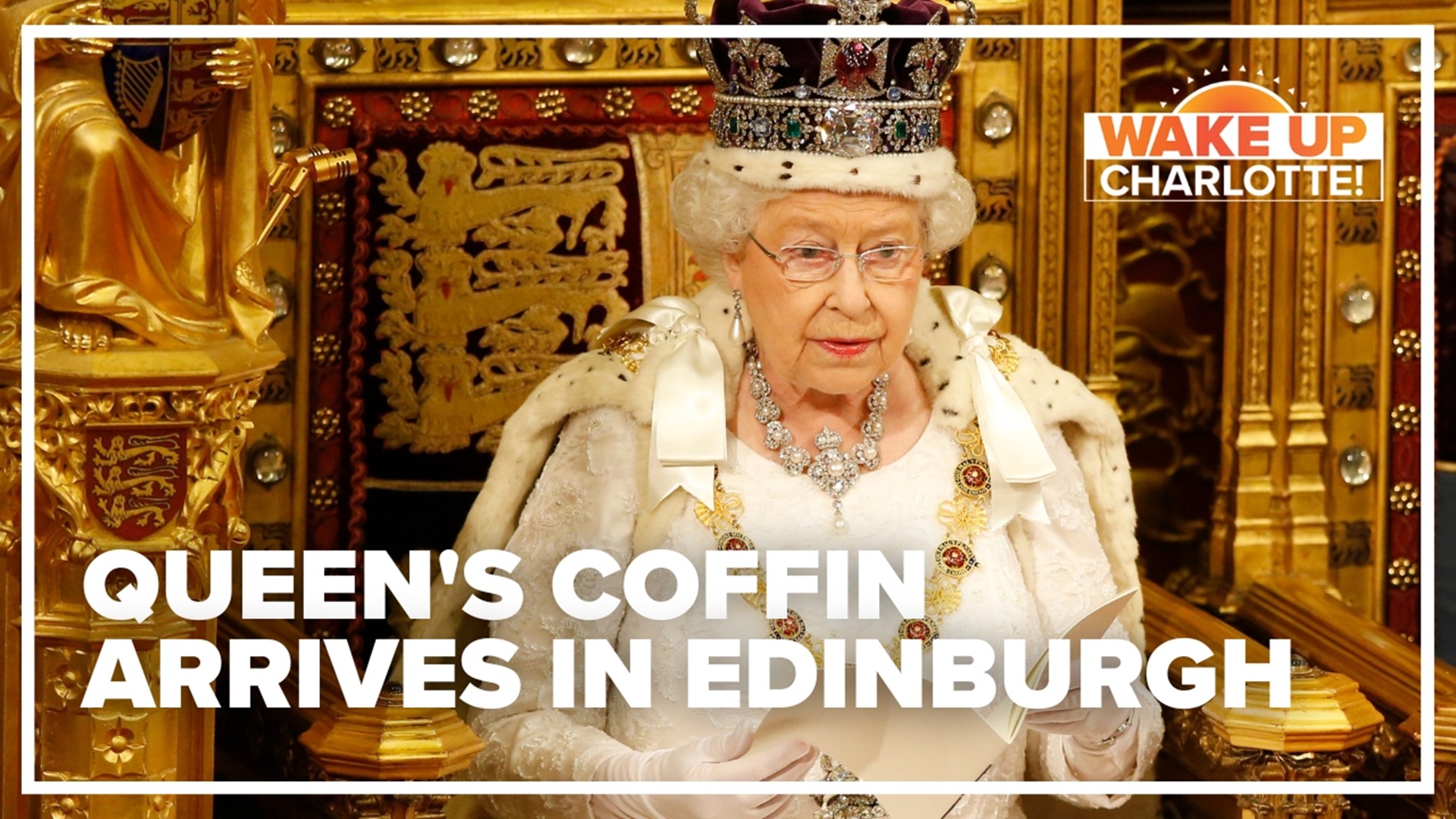 Queen Elizabeth II's coffin makes journey through Scotland | wcnc.com