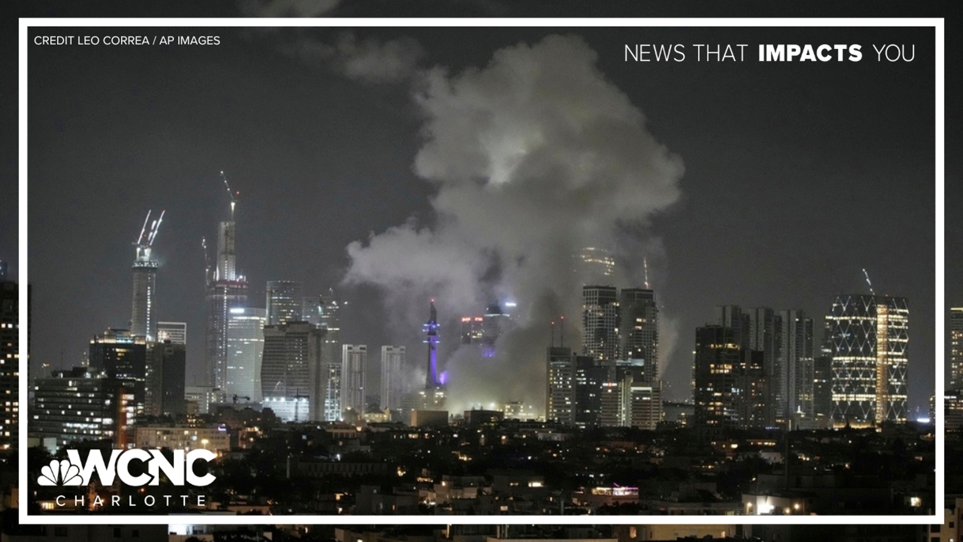 US helps Israel shoot down Iranian missiles | wcnc.com