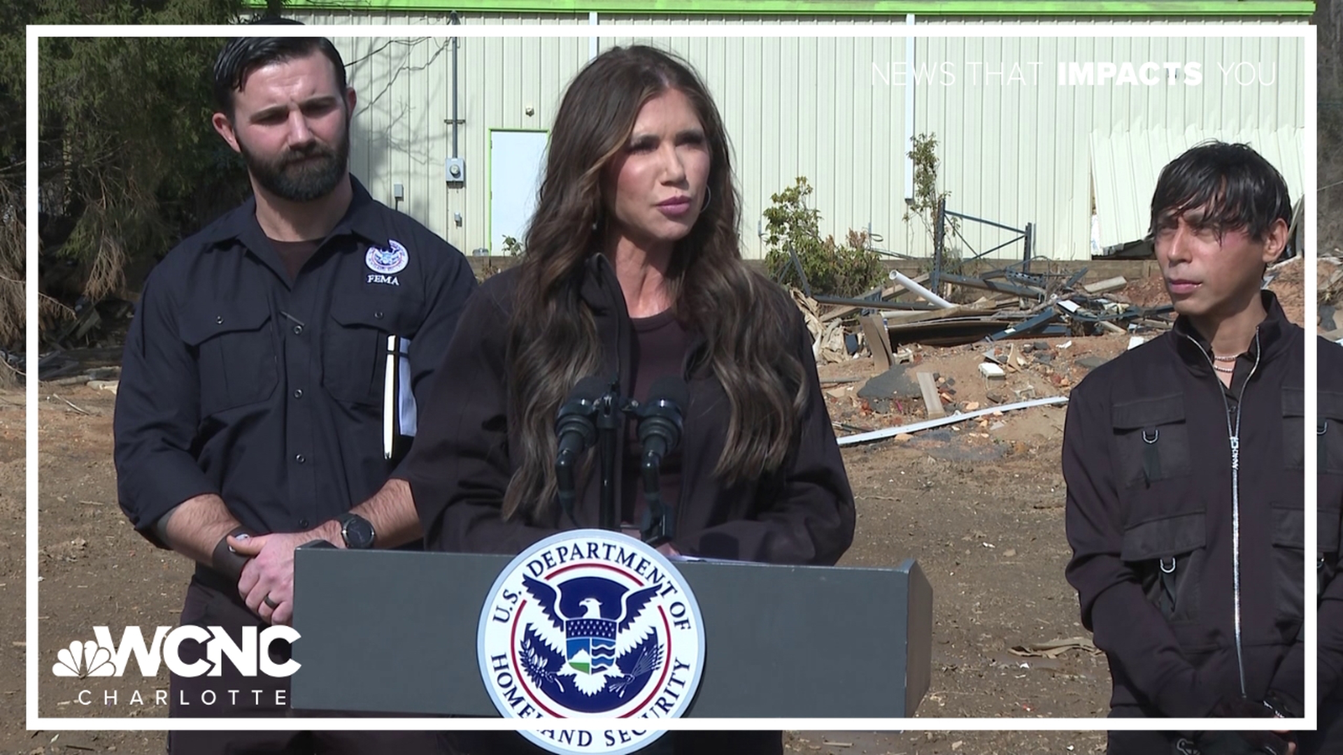 Secretary Noem to speak with Helene survivors in western NC visit ...