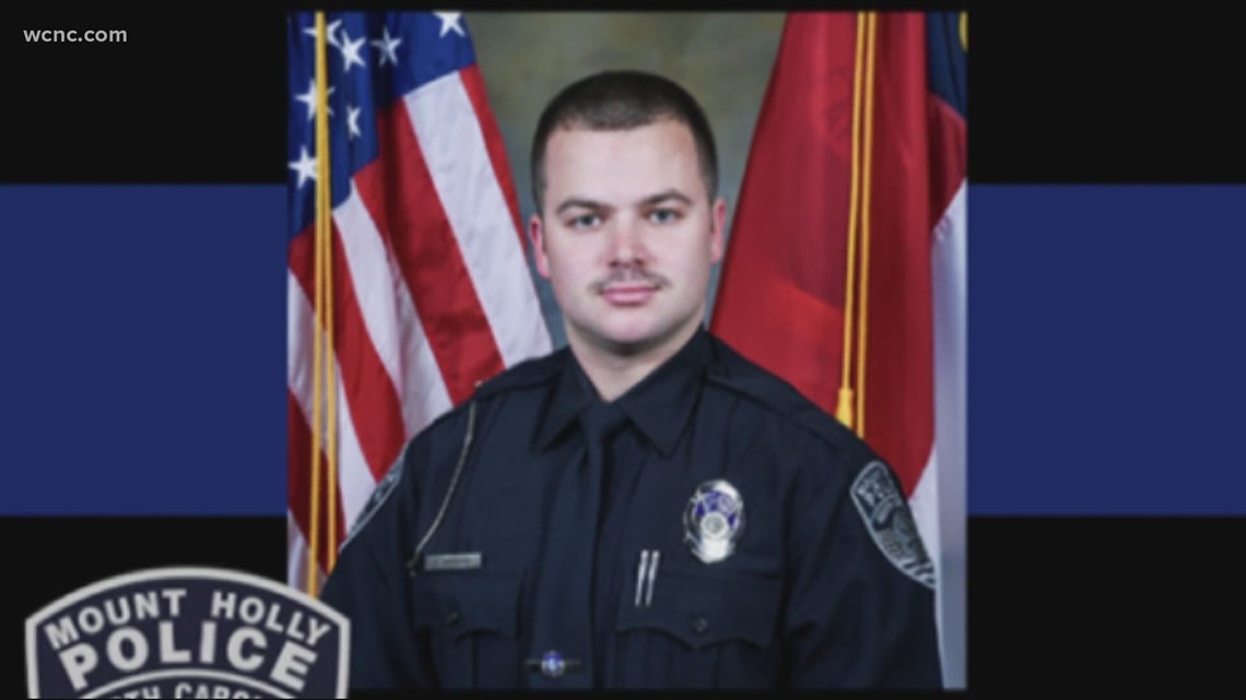 Mount Holly community shows support for Officer Tyler Herndon | wcnc.com