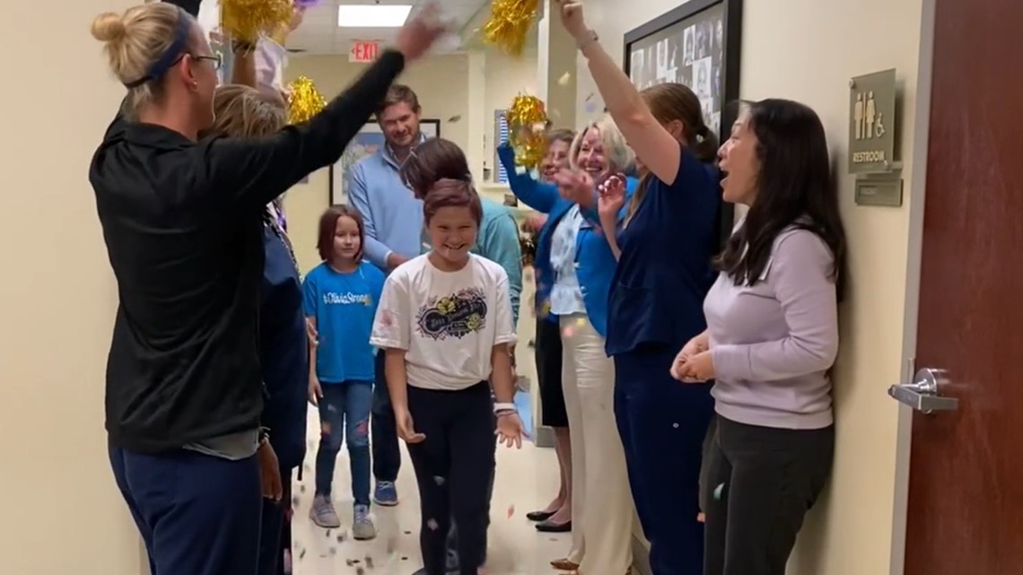 10-year-old rings the cancer-free bell at Novant Health | wcnc.com